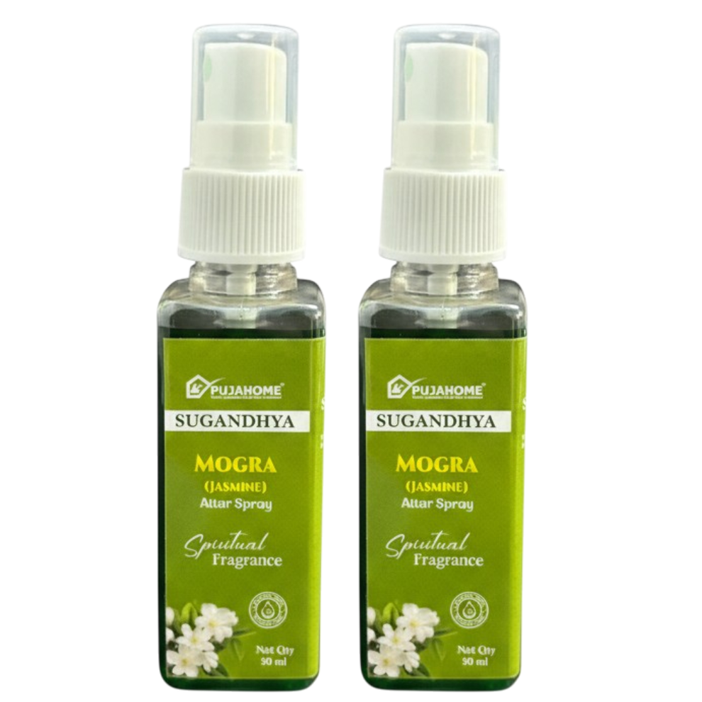 Pujahome Mogra Spray 50ml | Perfume Spray for Pooja Purpose(Pack of 2)